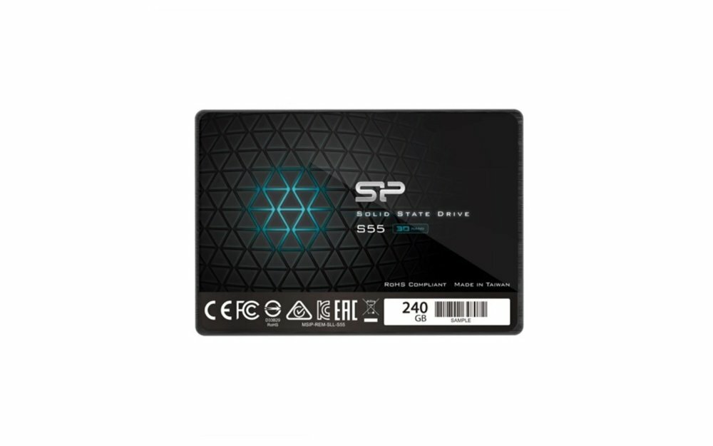Silicon Power Slim S55 | 240GB SATA SSD | 2.5" | 370 MB/s Lezen | 300 ...